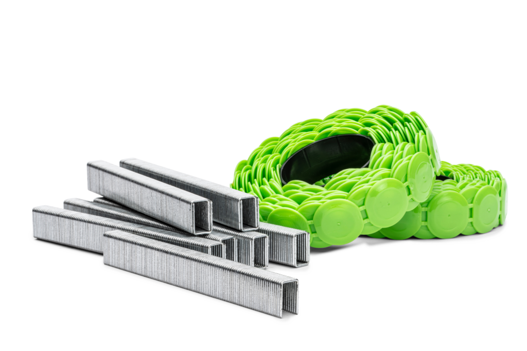 STINGER® StaplePac® | Plastic Cap Staples for Underlayment & Wrap